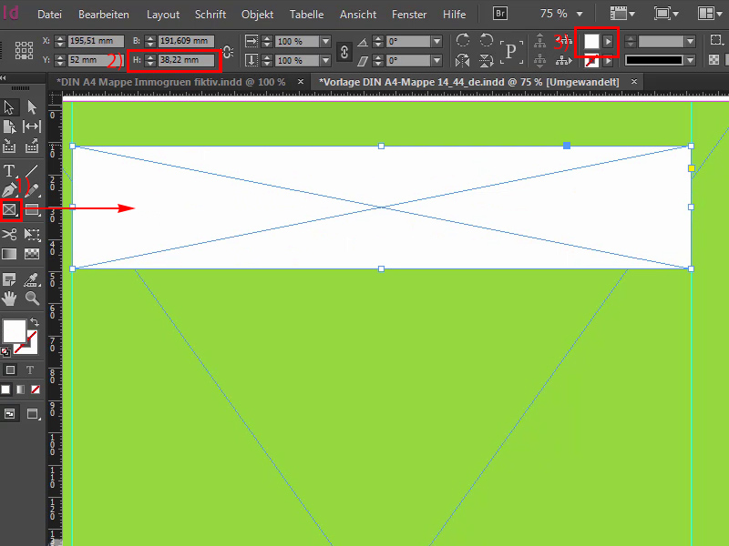 InDesign: Präsentationsmappe mit Relief-Lackierung erstellen