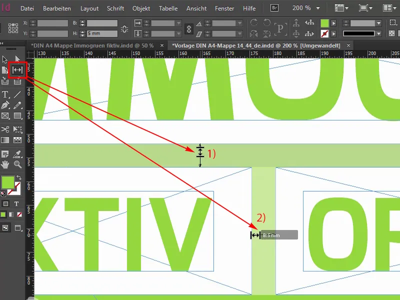 InDesign: Create presentation folder with relief varnish