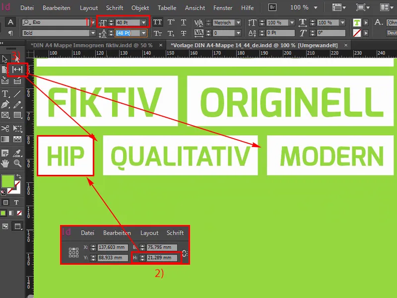 InDesign: Create presentation folder with relief varnish