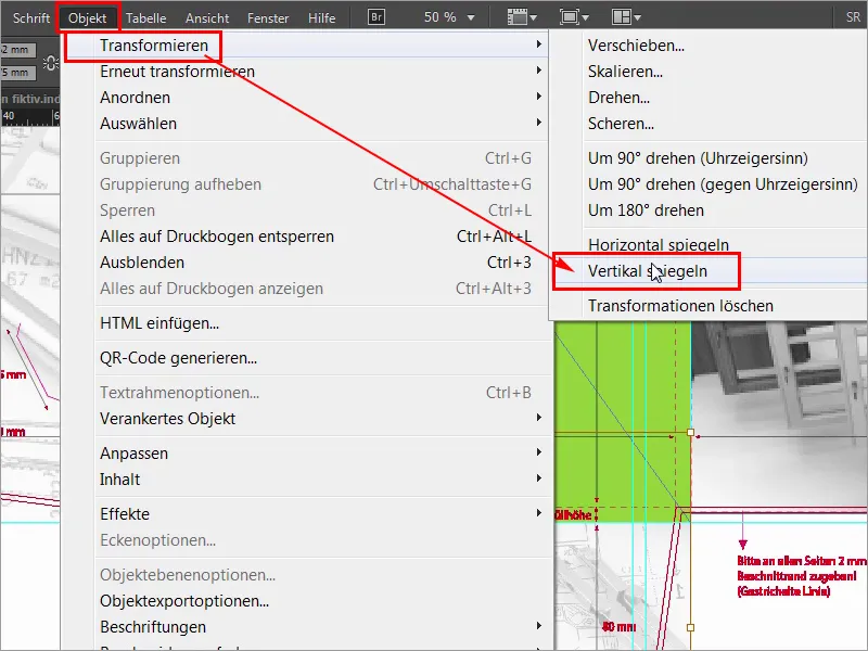 InDesign: Create presentation folder with relief varnish