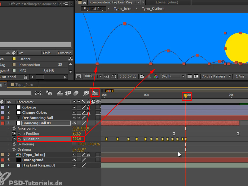 Animation leicht gemacht: Bouncing Ball - Squash and Stretch