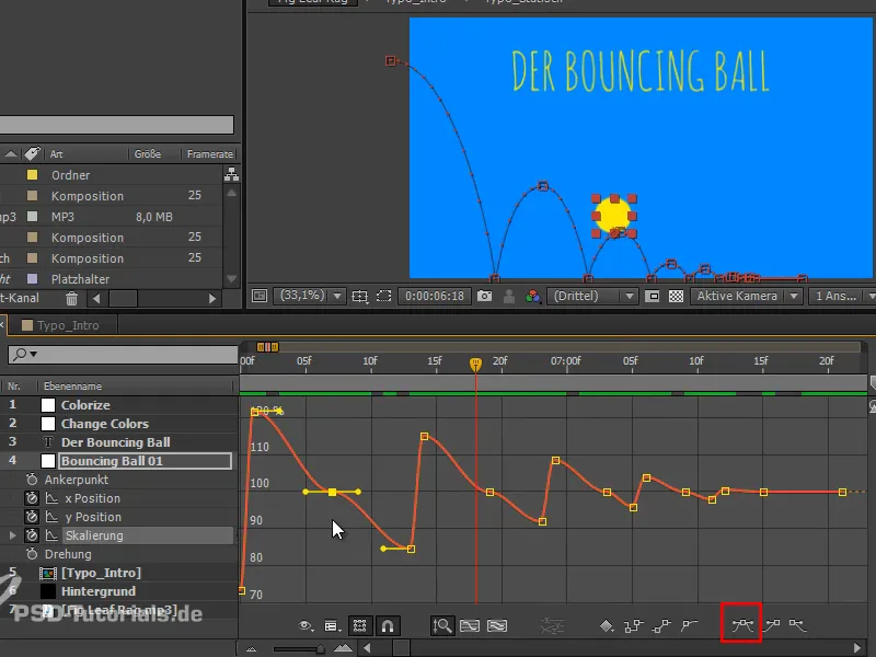 Animation leicht gemacht: Bouncing Ball - Squash and Stretch