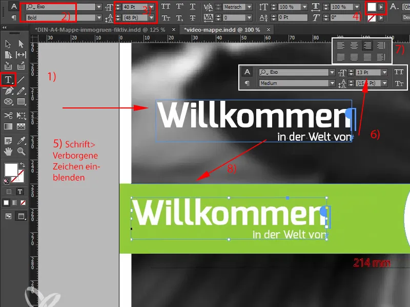 InDesign: Präsentationsmappe mit Relief-Lackierung