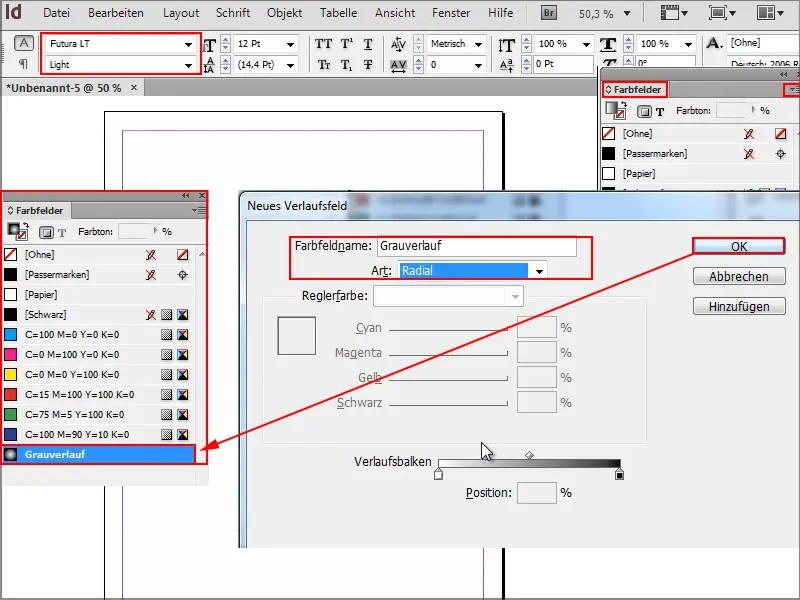 Adobe InDesign: Establecer valores por defecto