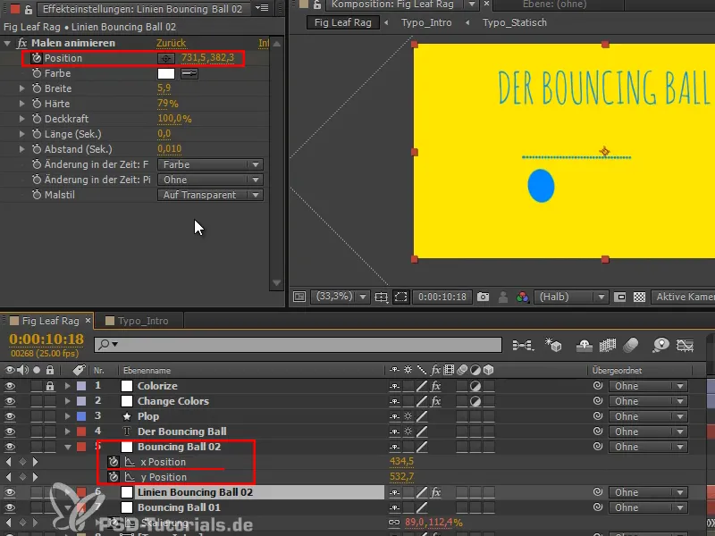 Animation made easy: Bouncing Ball - the transition