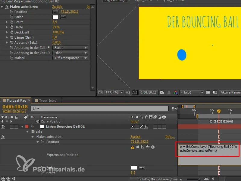 Animation made easy: Bouncing Ball - the transition