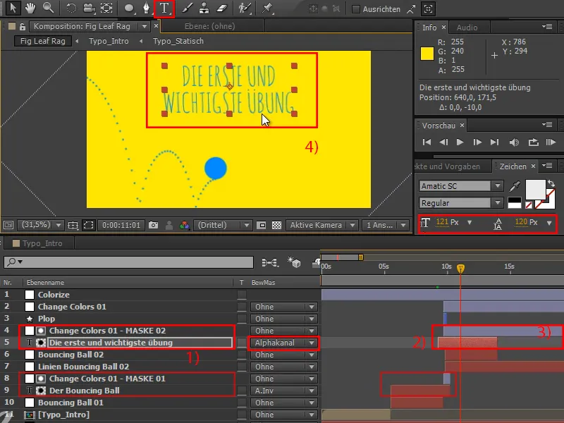 Animation made easy: Bouncing Ball - the transition