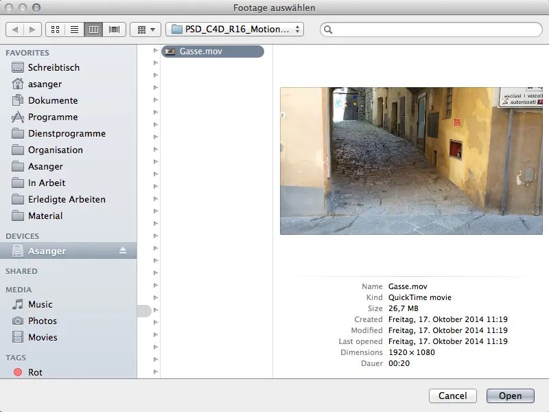 Nouveau version 16 - Suivi correspondance avec Motion Tracker