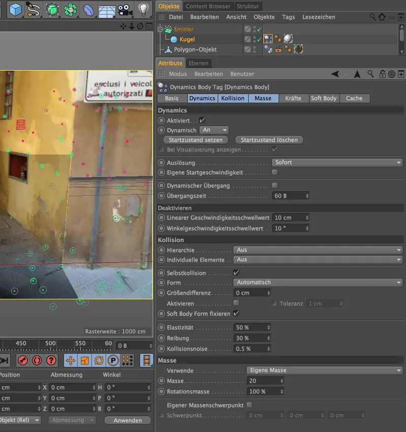 Nuevo en la versión 16 - Match-Moving con el Motion Tracker