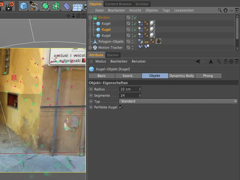 Nuevo en la versión 16 - Match-Moving con el Motion Tracker