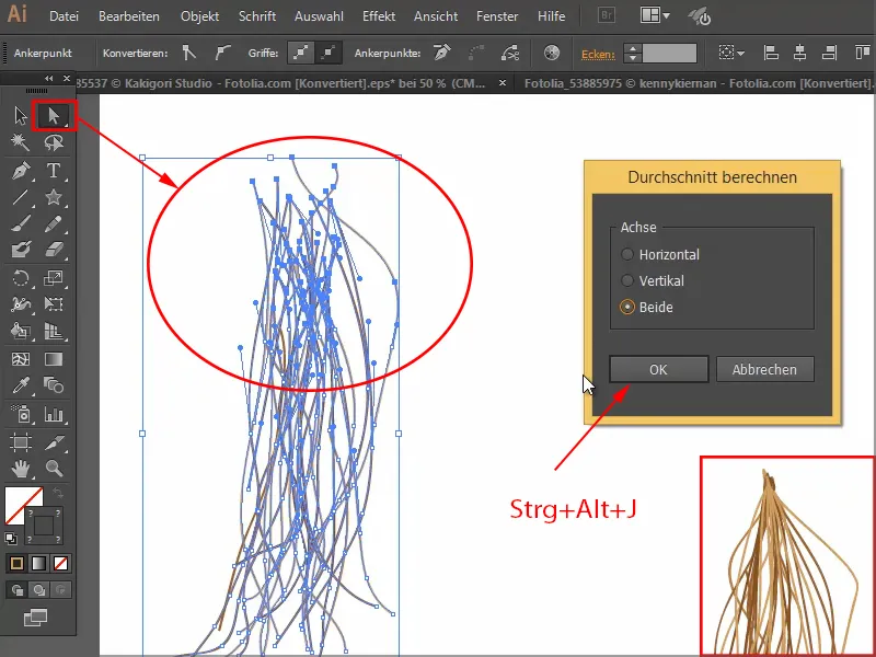 Tutorial: Drawing Realistic Hair in Illustrator