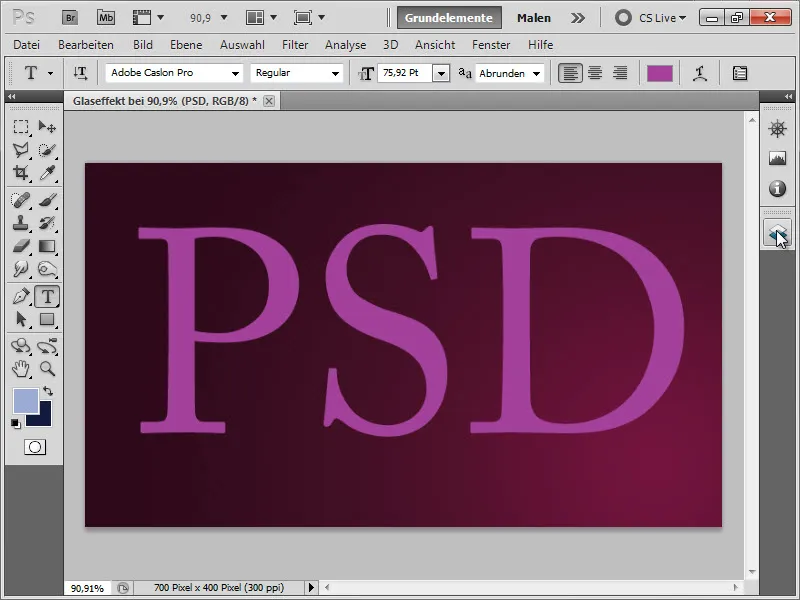 Créer un texte en verre transparent dans Photoshop Créer un texte en verre transparent dans Photoshop