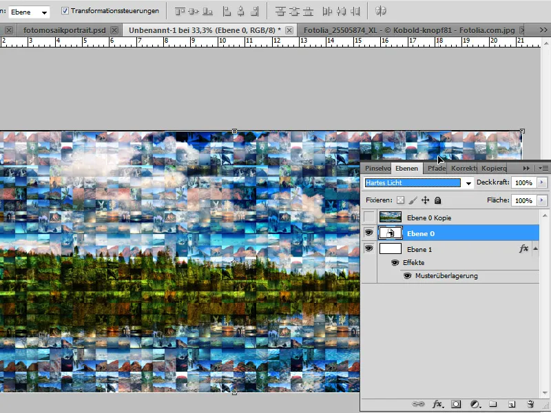 Create a photomosaic in Photoshop