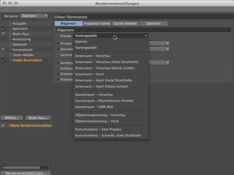 C4D Release 15: Renderizado con mapas de luz, Embree