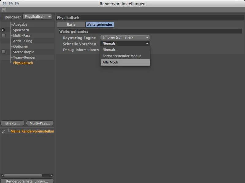 C4D Release 15: Renderizado con mapas de luz, Embree