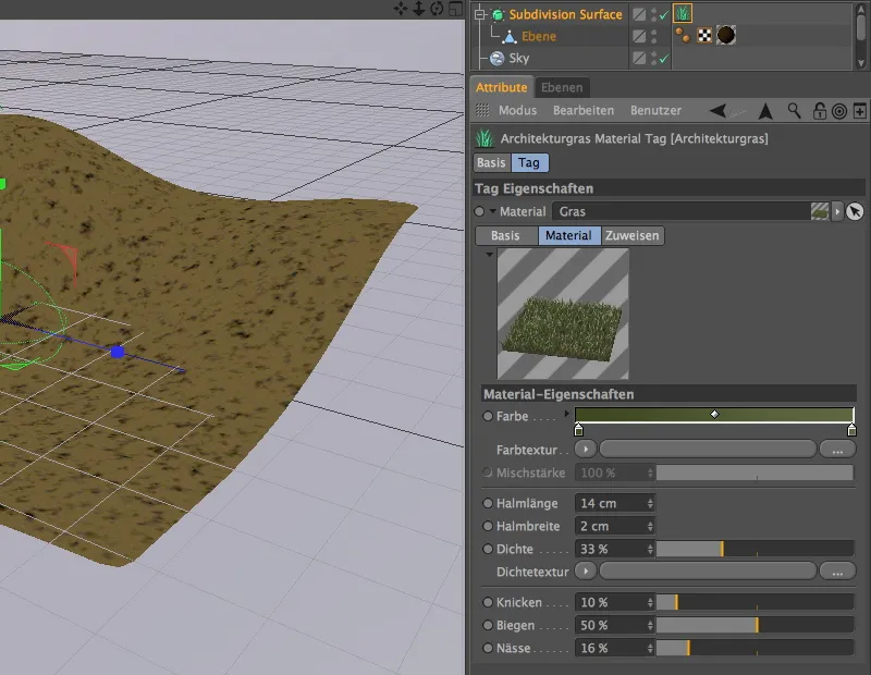 New in Release 15 - Grass areas with architectural grass