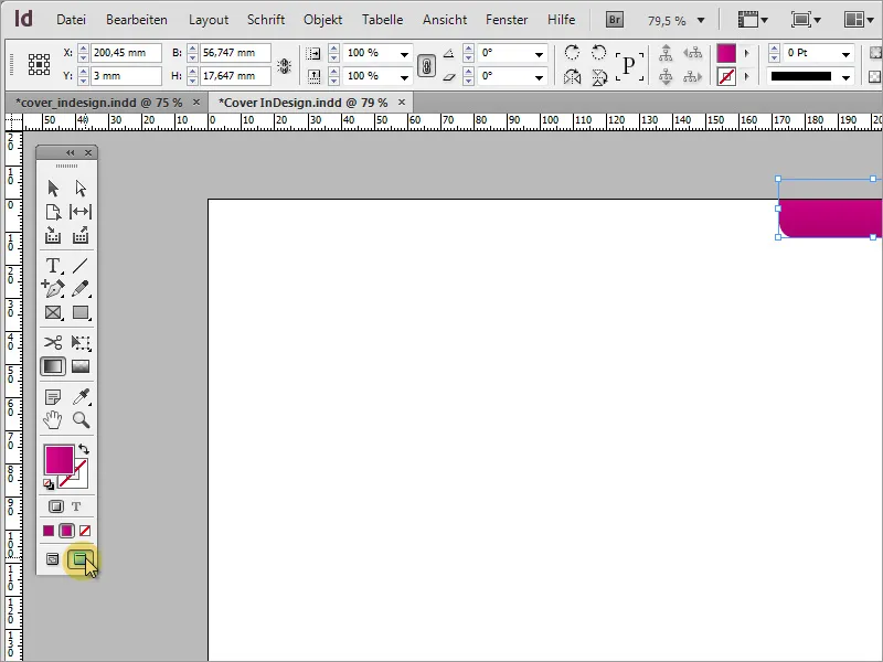 Mendesain cover DVD dan label DVD - Bagian 1: Menyiapkan dokumen