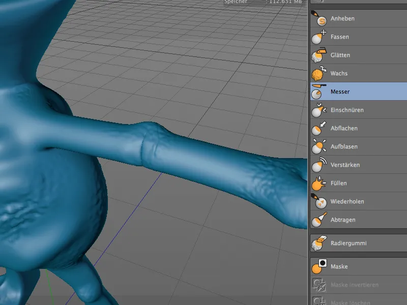 C4D Release 15: Sculpting-Werkzeuge, technisches Sculpting