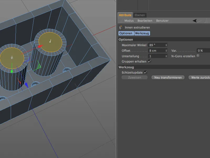 New in Release 15 - Modeling with the new bevel tool