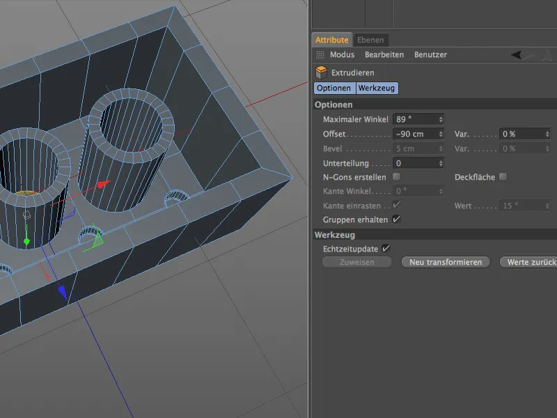 New in Release 15 - Modeling with the new bevel tool