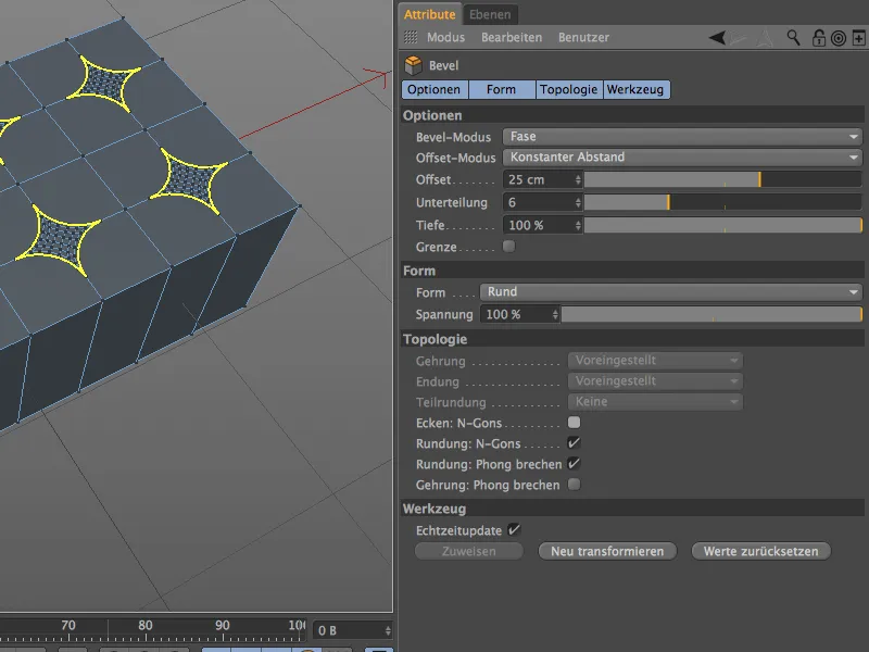 New in Release 15 - Modeling with the new bevel tool