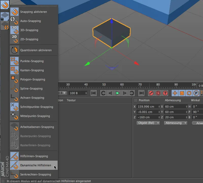 New in Release 14 - Snapping and dynamic guides