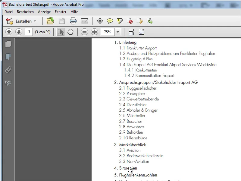 Membuat paper seminar profesional: Daftar Isi