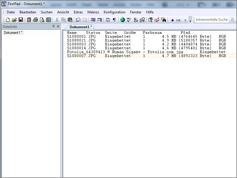 Indesign Export File Information Of All Links