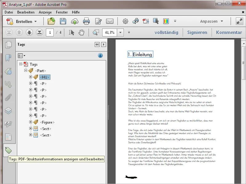Making documents accessible with Acrobat