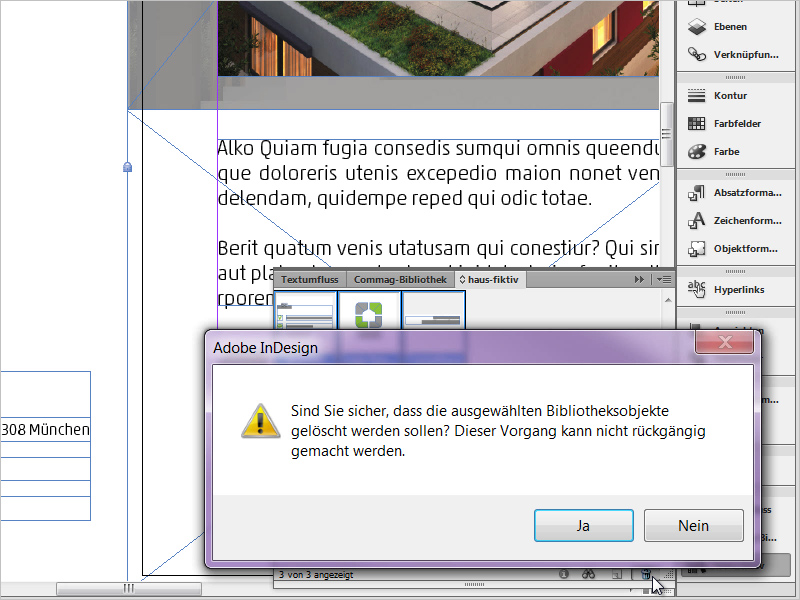 Bibliotheken und Snippets verwenden