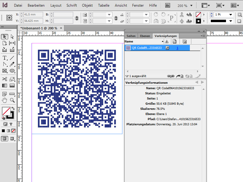 Creative Cloud: InDesign CC 9 – QR-Codes erstellen