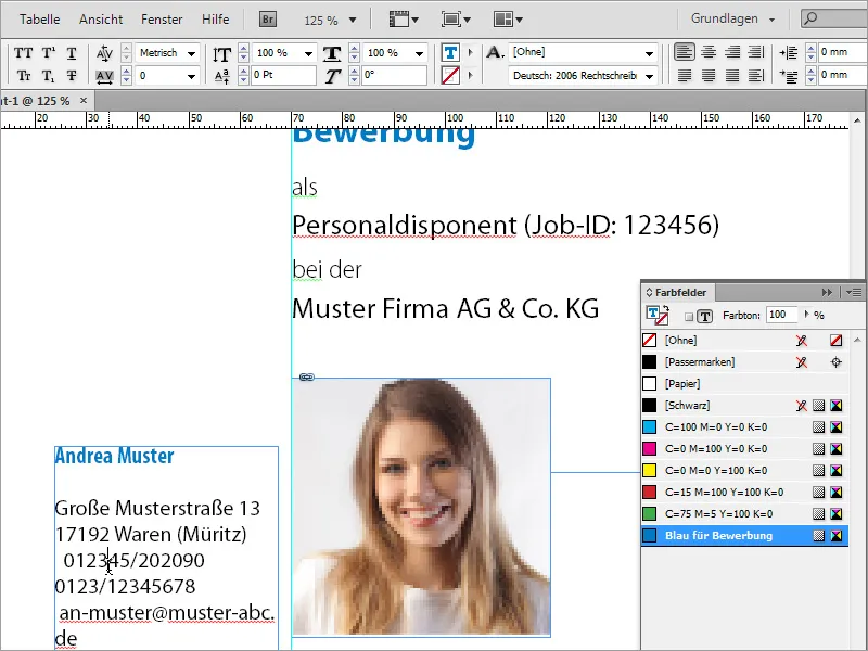 Create an application design in a minimalist style