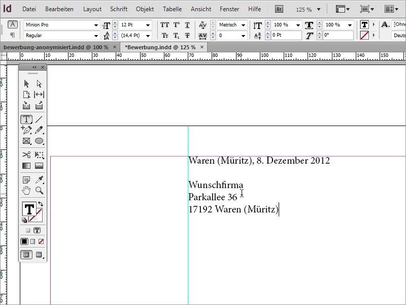 Create an application design in a minimalist style