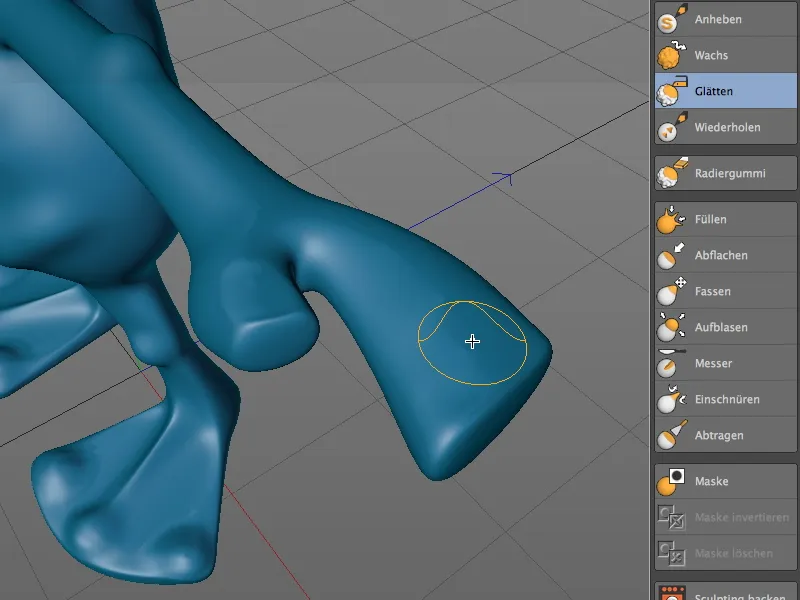 New in Release 14 - Modeling of details with Sculpting