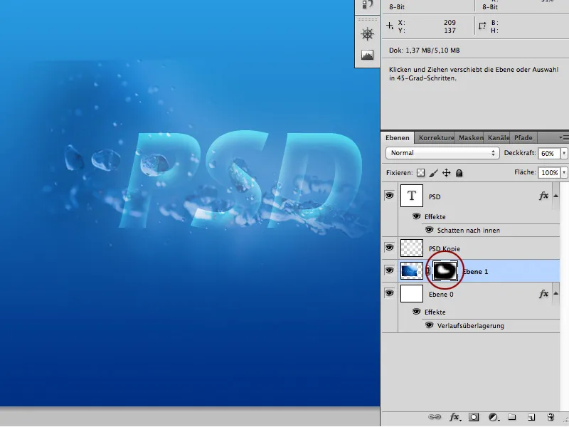 Create Aqua Text Effect - Variant 2 in Photoshop