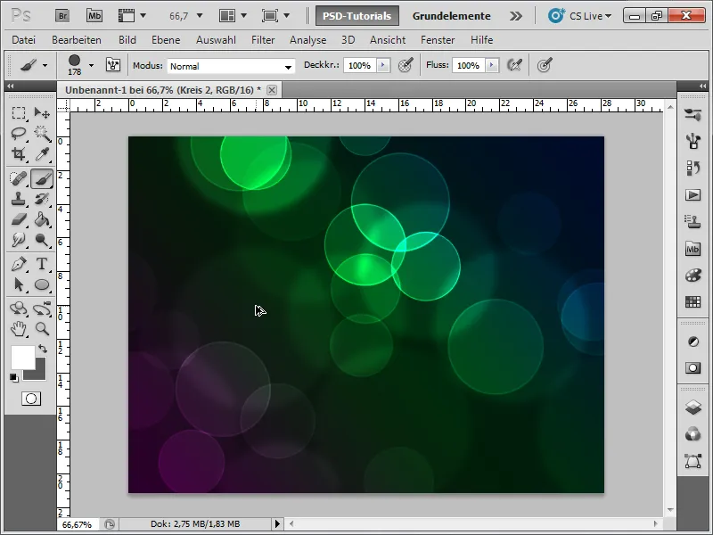Create bokeh effect easily with brushes in Photoshop