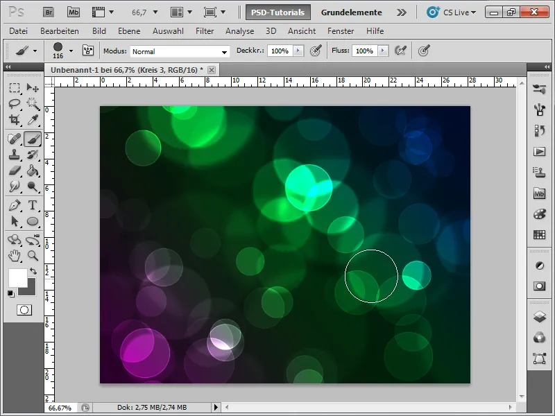 Create bokeh effect easily with brushes in Photoshop