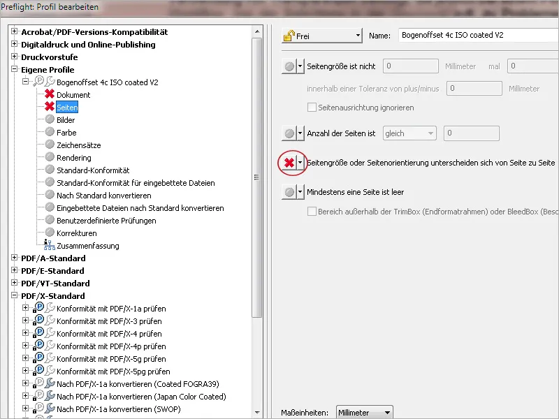 Eigene Preflight-Profile in Acrobat definieren