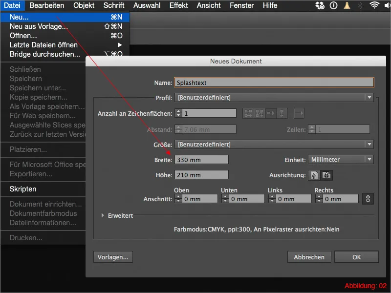 Splash text - Adobe Illustrator