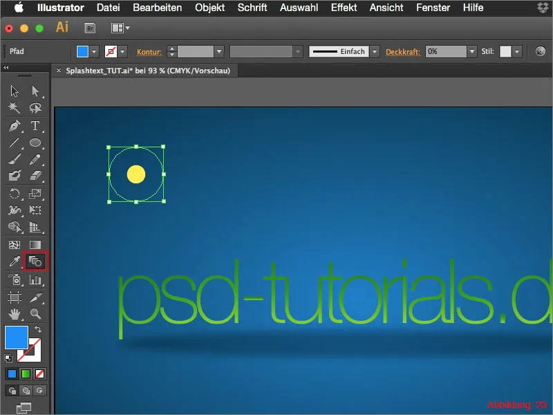 Splash text - Adobe Illustrator