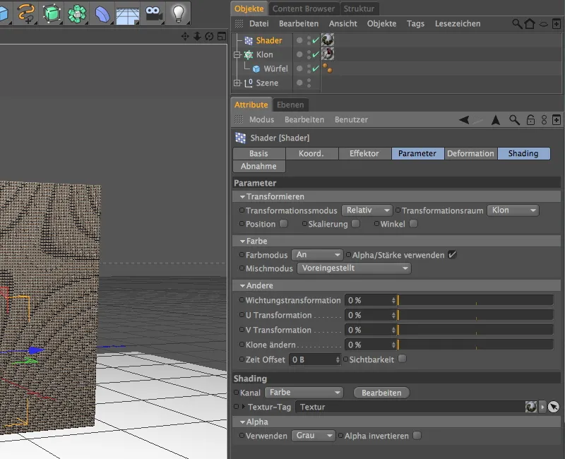 C4D Release 13: Image mosaic with multi-shader from MoGraph