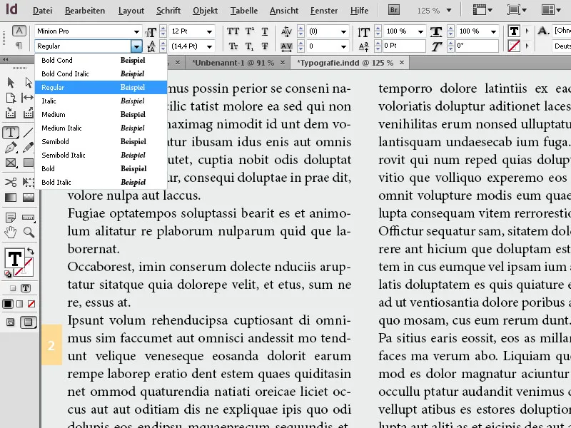 Typografie beheersen in Adobe InDesign