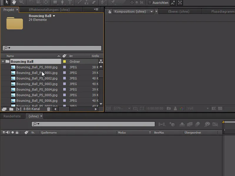 Animation in After Effects: Invert layer order