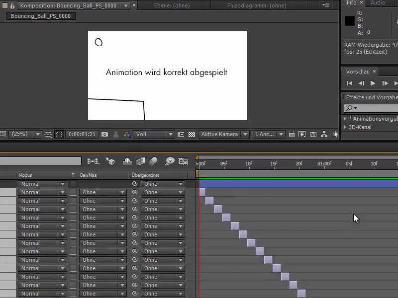 Animation in After Effects: Invert layer order