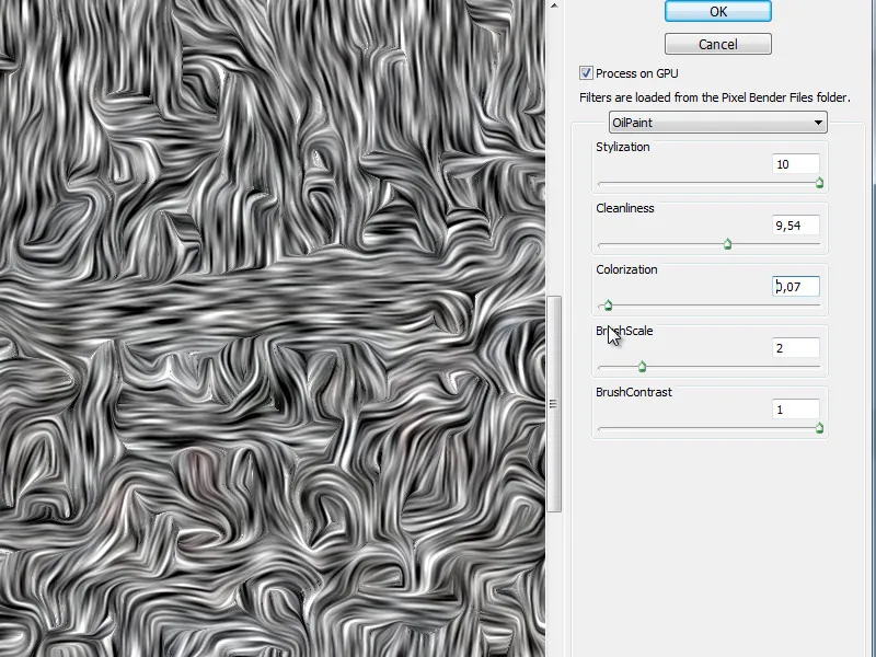 Aspecto de pintura al óleo con Pixel Bender y herramientas básicas de ...