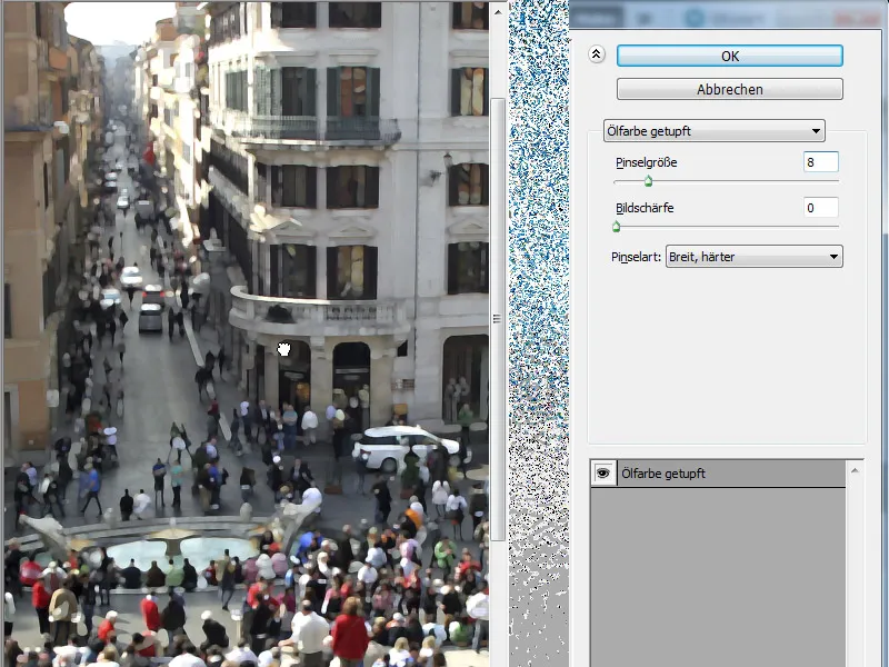 Aspecto de pintura al óleo con Pixel Bender y herramientas básicas de ...