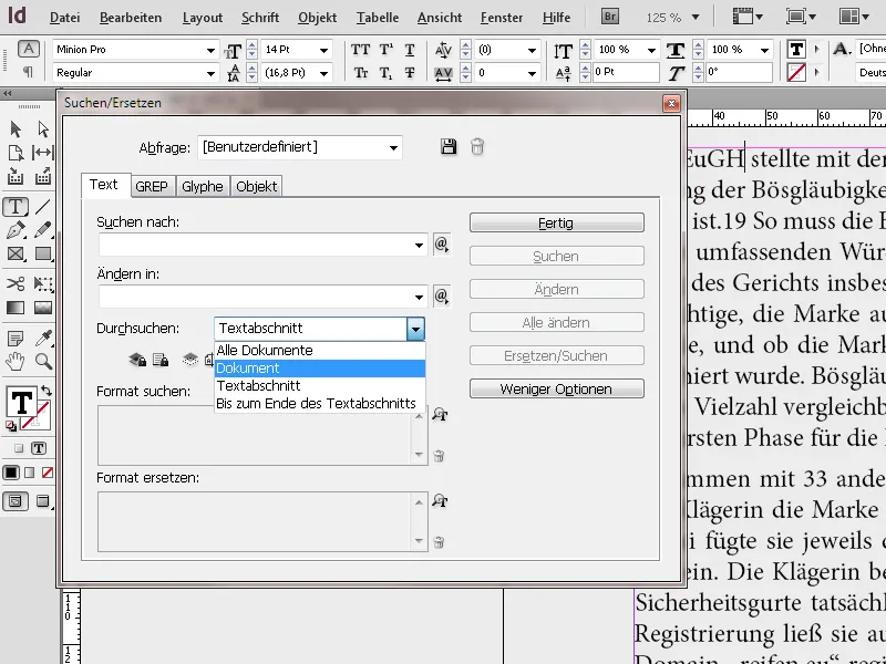 Use spell check and 'Find and Replace' in Adobe InDesign
