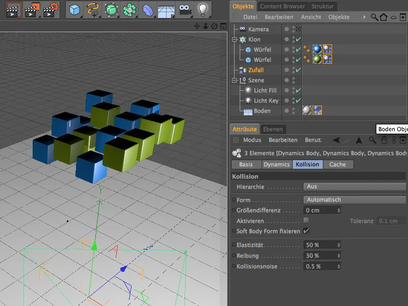 C4D R13: Desenfoque de movimiento, renderizador físico