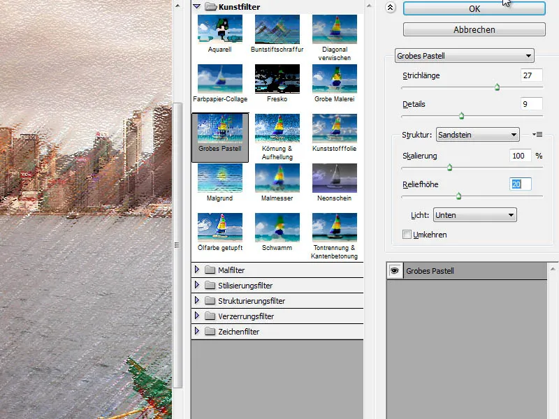 Pastellmaleffekt in Photoshop erstellen