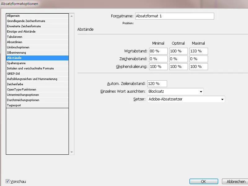Mit Absatzformaten in Adobe InDesign arbeiten